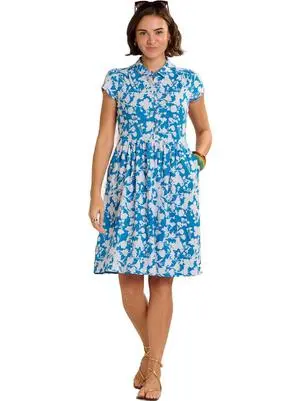 BRAKEBURN Andriana Dress - Blue