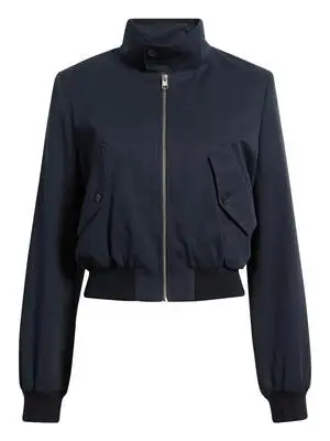 FRAME Harrington Cotton Jacket - Navy