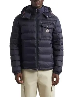 Moncler Verith Hooded Down Jacket - Midnight Blue