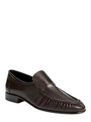 THE ROW Soft Two Loafer - Lacquer Brown