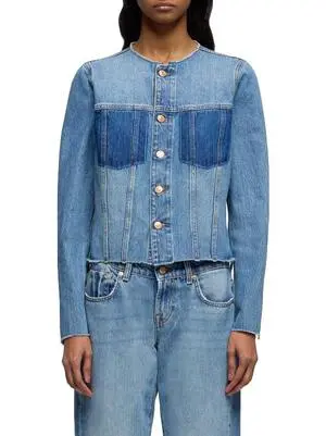 7 For All Mankind Vicky Denim Jacket - Shadowcrest