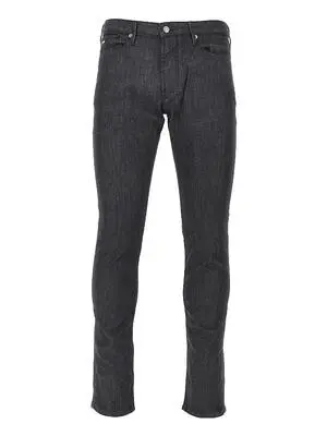 Emporio Armani J06 Slim Fit Stretch Denim Jeans - Black