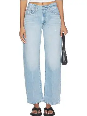 PISTOLA Donny Boyfriend Jeans With Rolled Hem - Blue