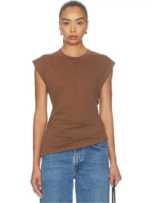 PISTOLA Nya Draped Tee - Java