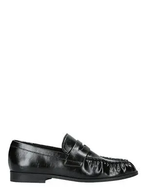 Steve Madden Gala Faux-leather Penny Loafers - Black