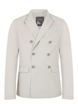 Herno Double-breasted Suit Jacket - White