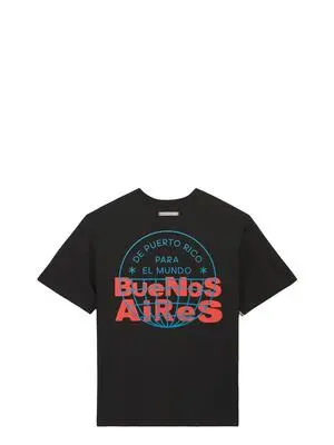 Adidas Bad Bunny Buenos Aires Heavyweight Merch Tee - Black