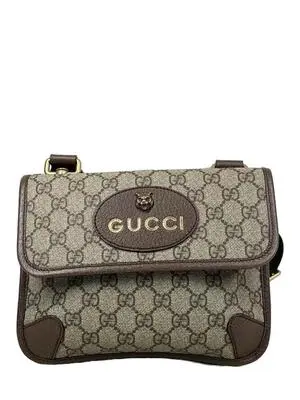 Gucci Monogram Leather Shoulder Bag - Multicolor