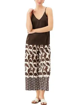 Fifteen Twenty Cora Printed Cotton Drawstring Pants - Print