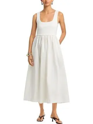Vero Moda Ane Midi Dress - Cloud Dancer