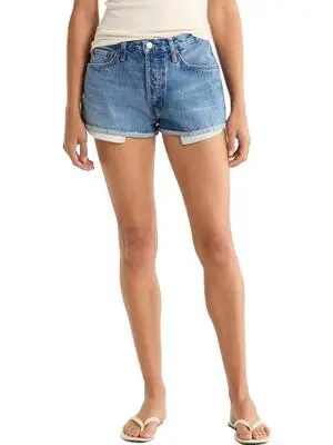 RE/DONE Daisy Cuffed Denim Shorts - Day Tripper