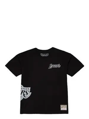 Mitchell & Ness Los Angeles Lakers Chrome Heritage T-shirt - Black