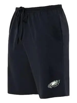 CONCEPTS SPORT Philadelphia Eagles Fleece Lounge Shorts - Black