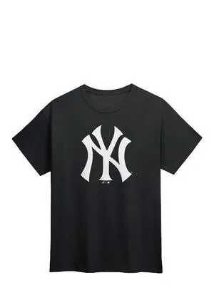 LOGO ATHLETIC New York Yankees Official Logo T-shirt - Black