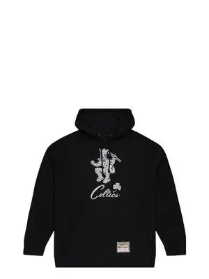 Mitchell & Ness Boston Celtics Chrome Hoodie - Black