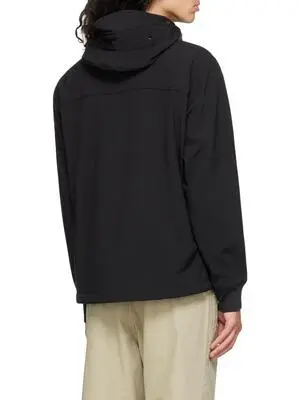 C.P. COMPANY Goggle Hooded Jacket - Black