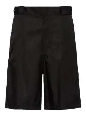 Prada Straight Leg Bermuda Shorts - Black