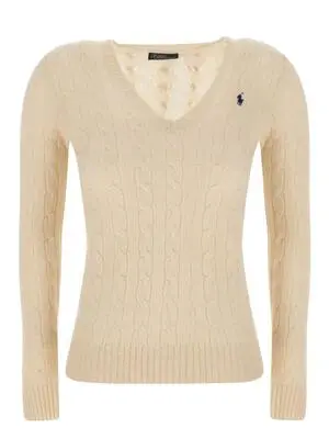 Polo Ralph Lauren Polo Ralph Lauren Cable-Knit V-Neck Jumper No