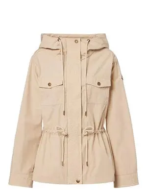 Moncler Serin Hooded Parka - Beige