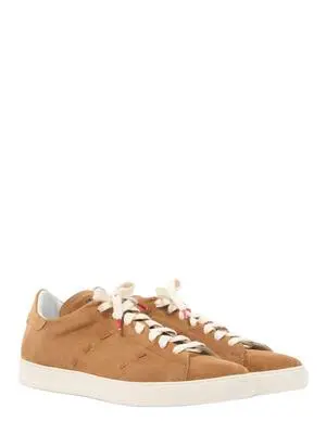 Kiton Suede Lace-up Sneakers - Brown