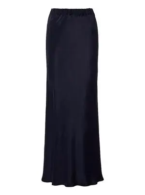 Max Mara Sospiro Silk Maxi Skirt - Blue