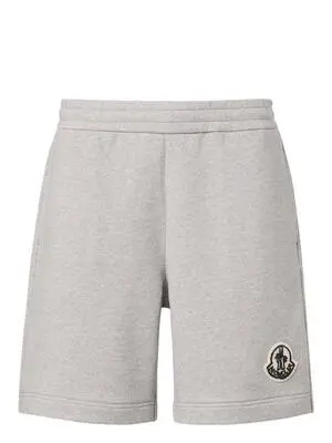 Moncler Cotton Jersey Bermuda Shorts - Grey