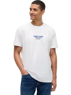 Tommy Hilfiger Sports Club Logo T-shirt - Ecru
