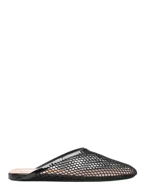ALAÏA Alaïa Fishnet Slippers