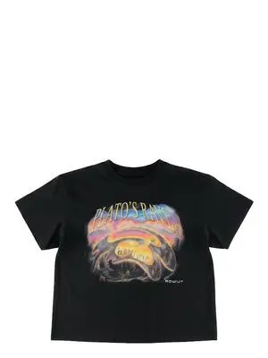 ROMBAUT Platos Rave Baby Tee Shirt - Black