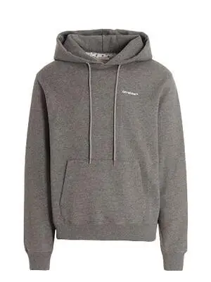 Off-White Wave Outline Diag Design Hoodie - Grey