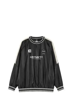 Carhartt Wip X F.c.r.b. Warm Up Piste Long Sleeve T-shirt - Black