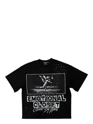 MIXED EMOTIONS Scar Tee Shirt - Black