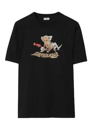 Burberry Ryan Short Sleeve T-shirt Black