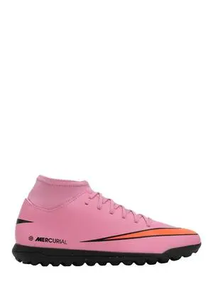 Nike Mercurial Superfly Club Tf Soccer Cleats - Flamingo/black/total Crimson