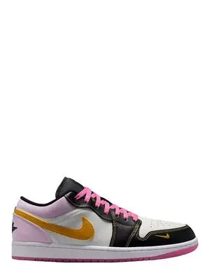 JORDAN 1 Low Se Sneakers - Black/sail/pinksicle