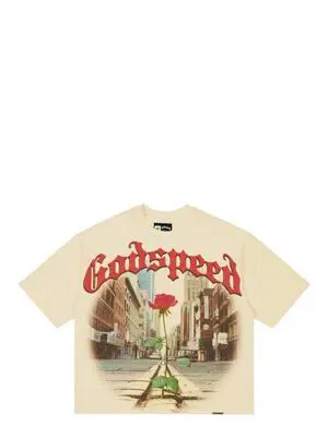 GODSPEED Concrete Rose T-shirt - Bone