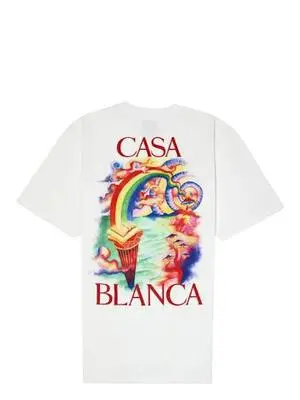 Casablanca Printed Nature T-shirt - White