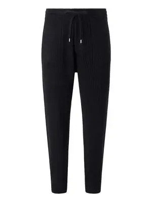 Brunello Cucinelli Cashmere Drawstring Sweatpants - Black