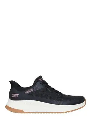 Sketchers Slip-ins Bobs Squad 4 Staple Look Athletic Sneakers - Black