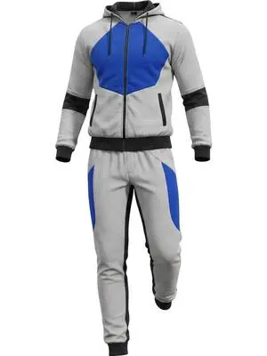 CHUKS COLLINS Diffusion Collection "the Builder Set" Tracksuit - Grey