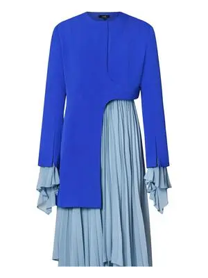 Chuks Collins Asymmetrical Gown - Blue