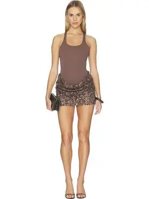 BENNI Ariel Mini Dress - Cocoa