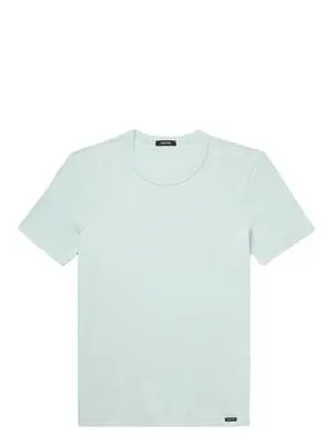 TOM FORD Slimfit Stretchcotton Jersey Tshirt - Mint