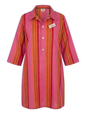 SR BY SONALI RAMAN Sr By Sonali Raman Palermo A-Line Dress With Handcrafted Brooch