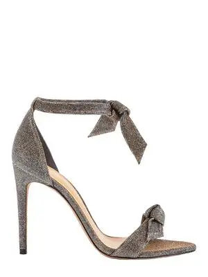 ALEXANDRE BIRMAN Clarita 100 Metallic Fabric Sandals - Stellar