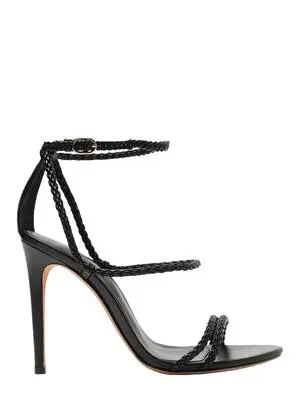 ALEXANDRE BIRMAN Bella 100 Stiletto Heel Sandals - Black