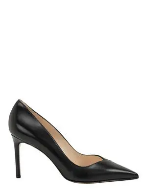 ALEXANDRE BIRMAN Pamela 85 Nappa Leather Pumps - Black