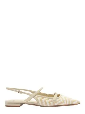 ALEXANDRE BIRMAN Alexandre Birman Tita Raffia Zig Flat