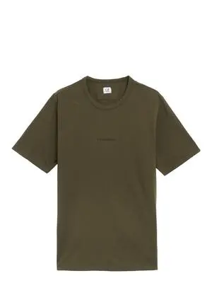 C.P. COMPANY Jersey Garment Dyed T-shirt - Brown