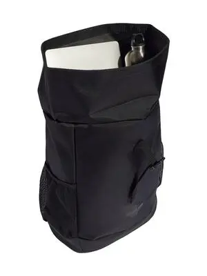 Adidas Originals Backpack With Trefoil Print And Laptop Sleeve - Black